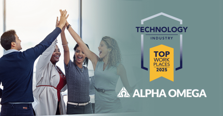 Alpha Omega Wins 2025 Top Workplaces Technology Award - Alpha Omega